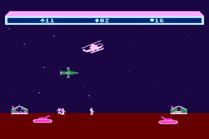 Choplifter Atari 8-bit 20 | The King of Grabs