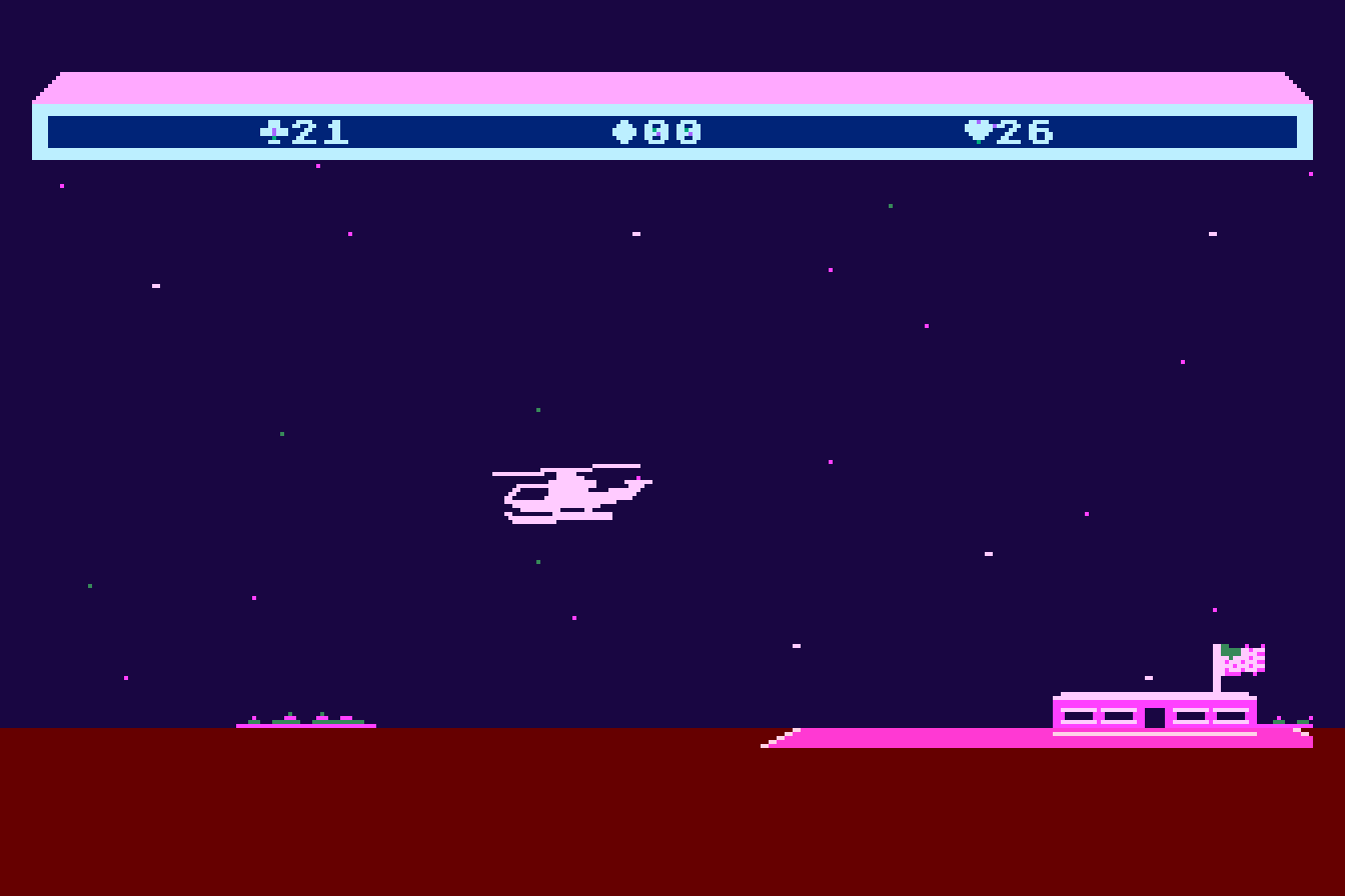 Choplifter Atari 8-bit 28 | The King of Grabs