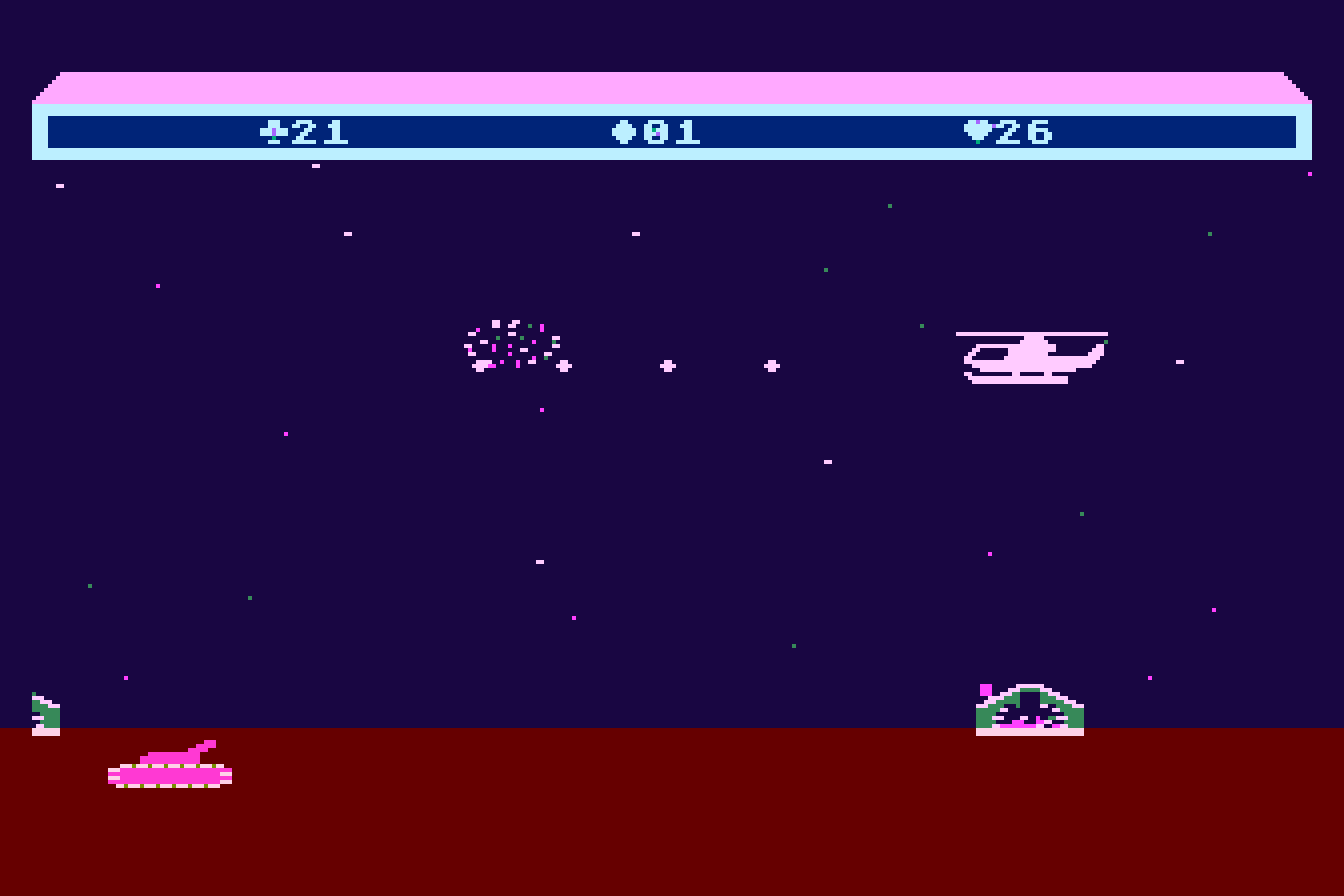 Choplifter Atari 8-bit 36 | The King of Grabs