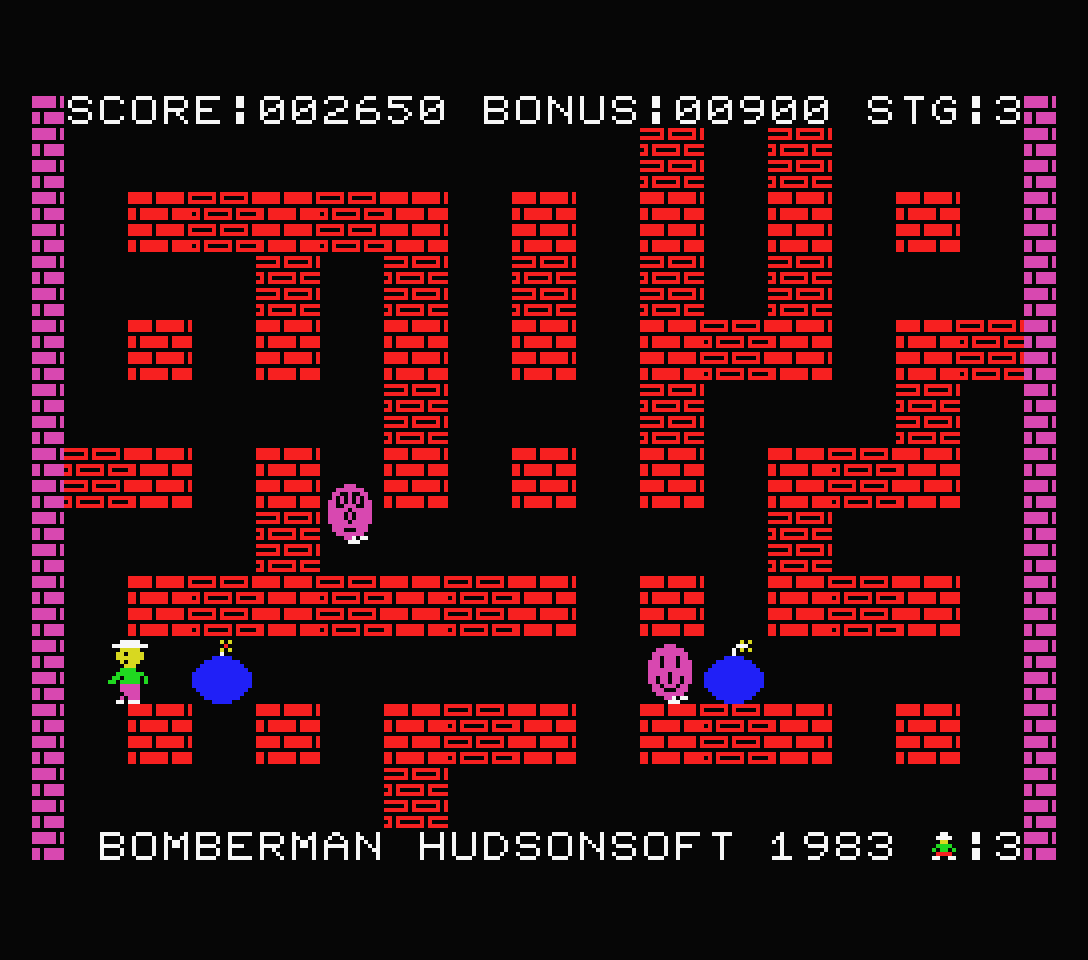 Bomberman MSX 17 | The King of Grabs