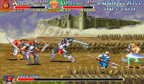 Knights of the Round, Arcade | The King of Grabs