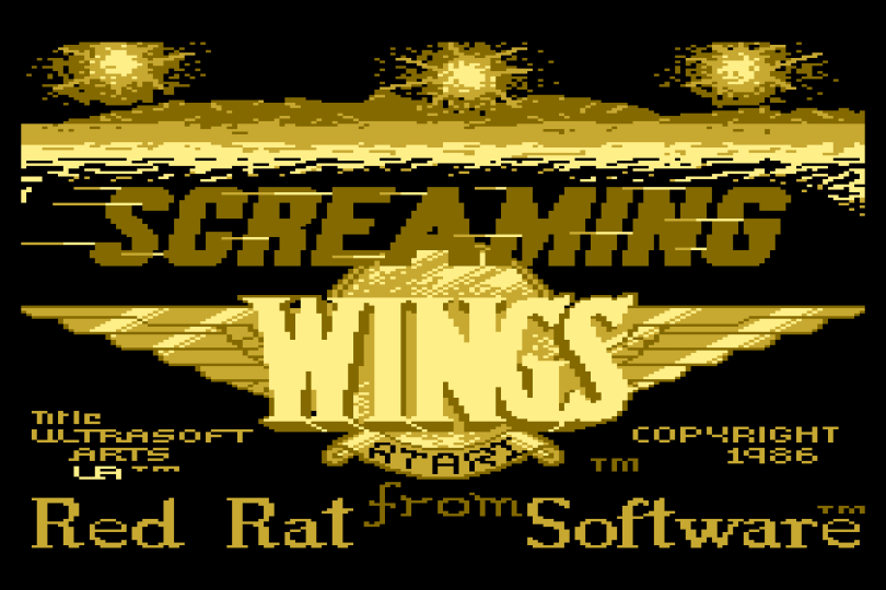 Screaming Wings Atari 8-bit 01 | The King of Grabs