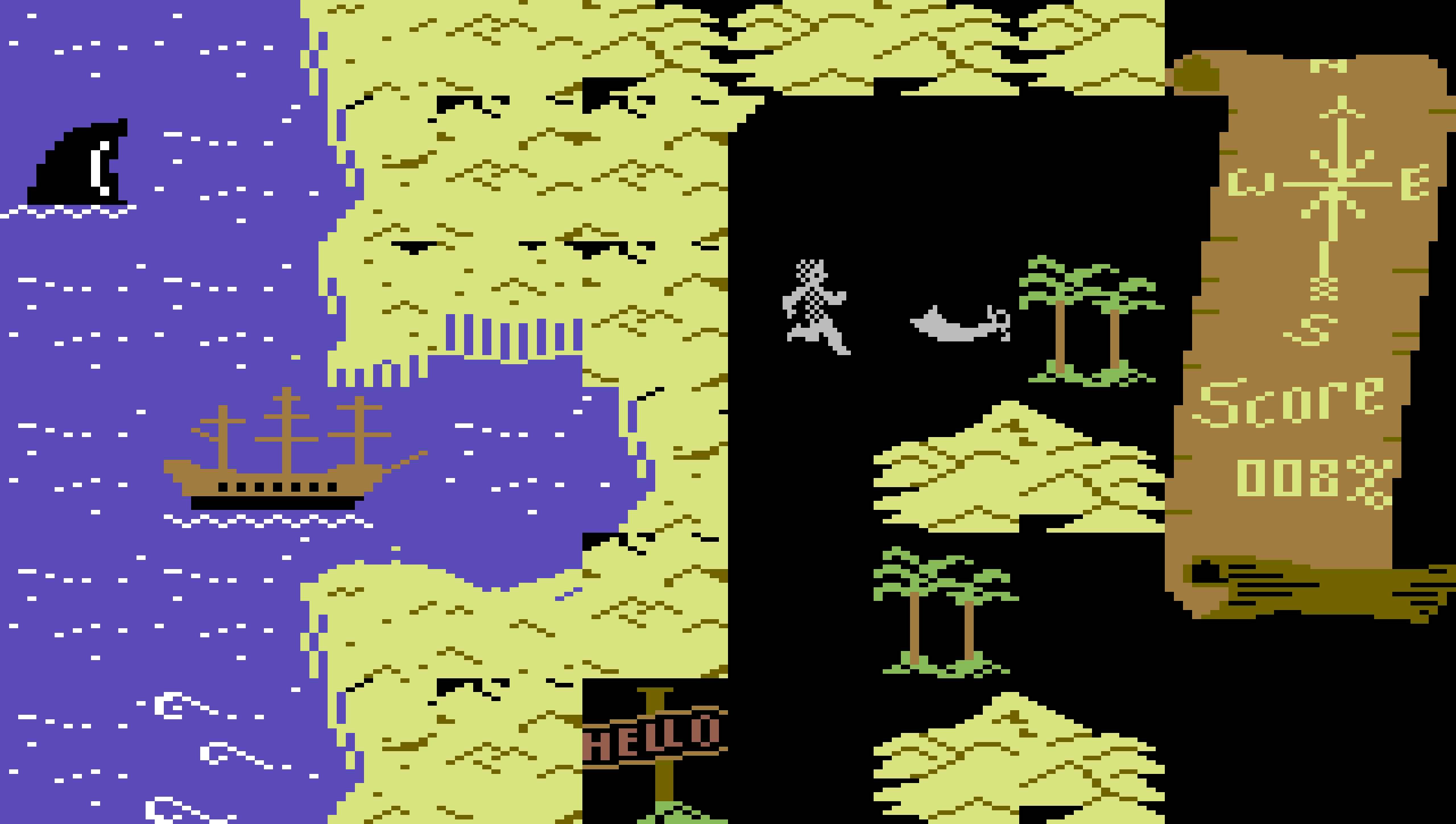Treasure Island C64 Wide 1 | The King of Grabs