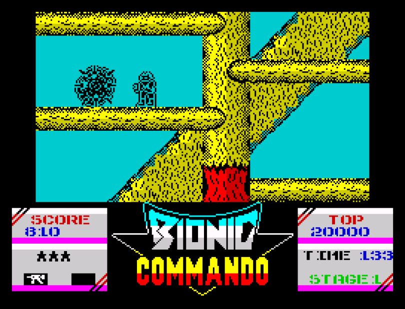 Bionic Commando ZX Spectrum 10 | The King of Grabs