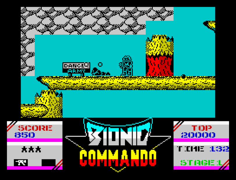 Bionic Commando ZX Spectrum 11 | The King of Grabs