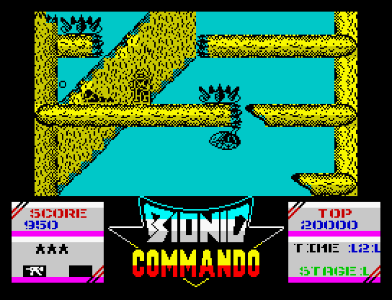 Bionic Commando ZX Spectrum 14 | The King of Grabs