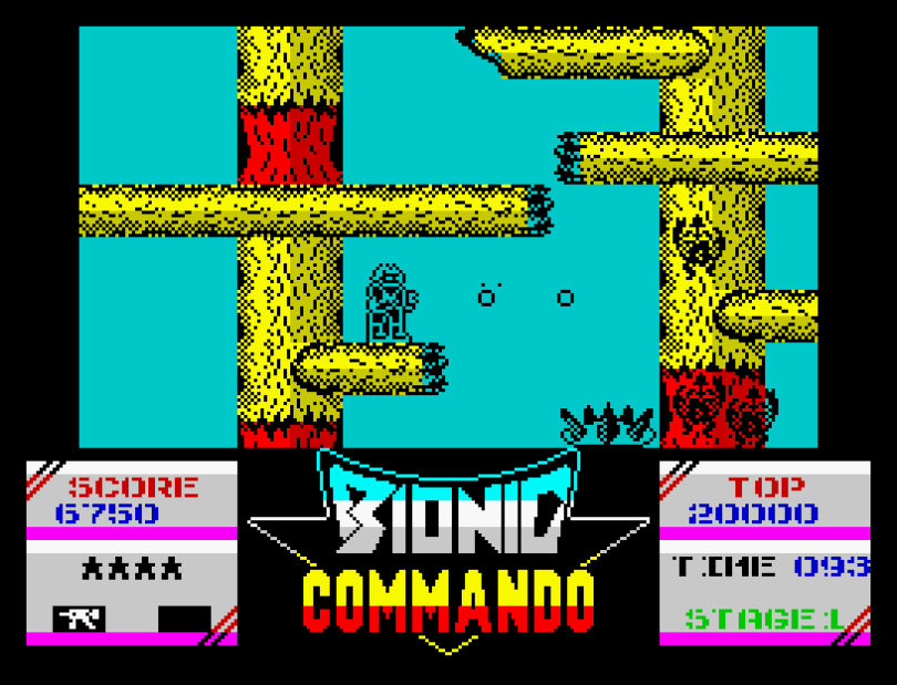 Bionic Commando ZX Spectrum 17 | The King of Grabs