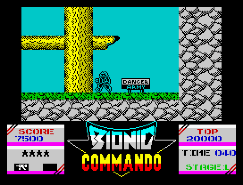 Bionic Commando ZX Spectrum 20 | The King of Grabs