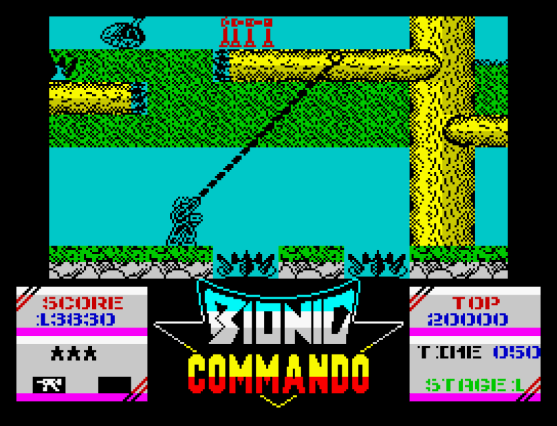 Bionic Commando ZX Spectrum 24 | The King of Grabs