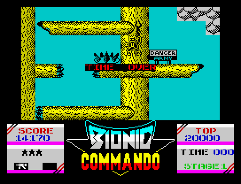 Bionic Commando ZX Spectrum 25 | The King of Grabs