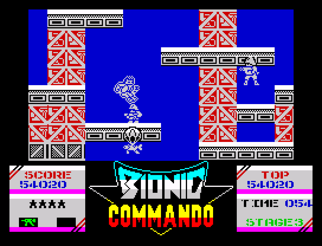 Bionic Commando ZX Spectrum 51 | The King of Grabs