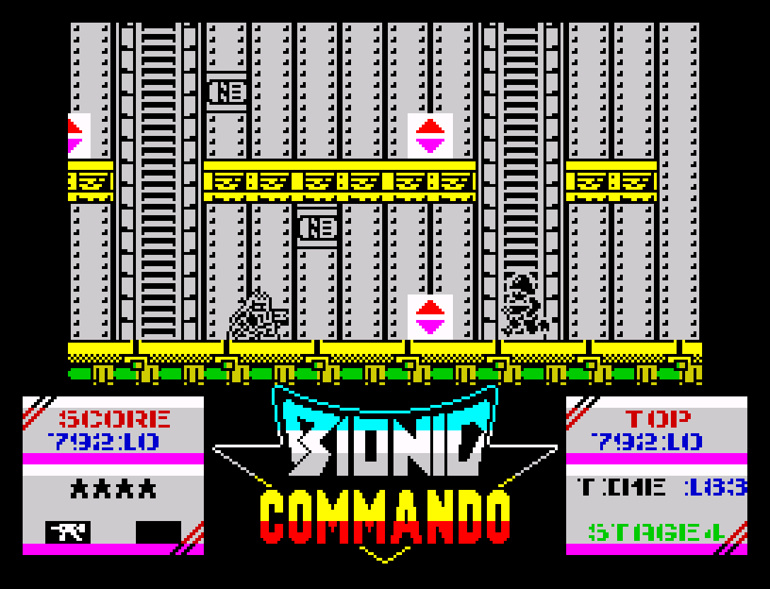 Bionic Commando ZX Spectrum 62 | The King of Grabs