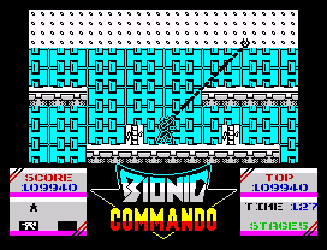 Bionic Commando ZX Spectrum 78 | The King of Grabs