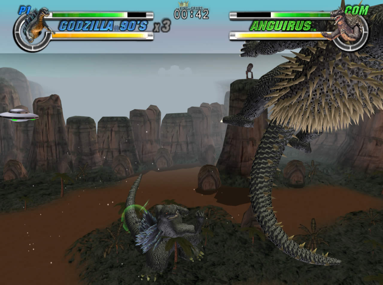 Godzilla – Destroy All Monsters Melee GameCube 013 | The King of Grabs