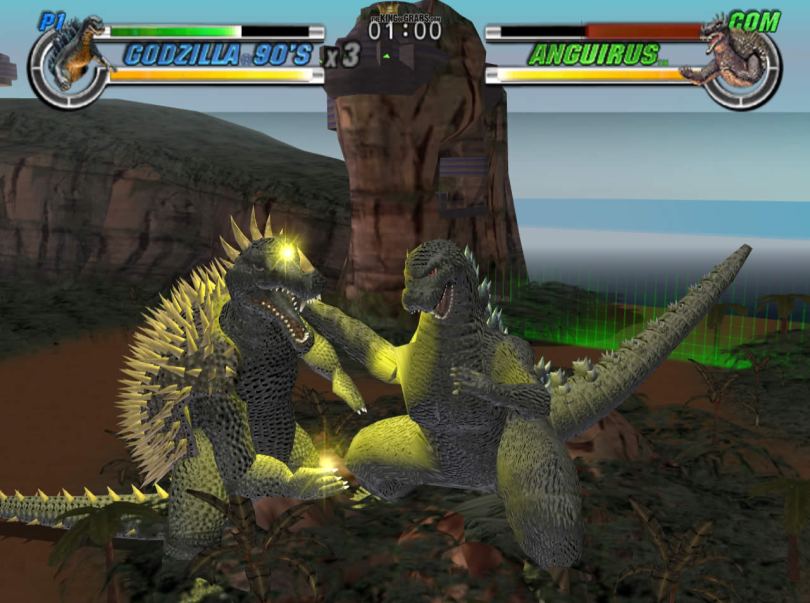 Godzilla – Destroy All Monsters Melee GameCube 015 | The King of Grabs