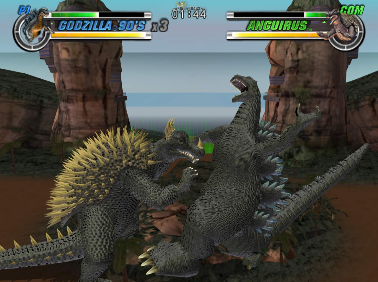 Godzilla – Destroy All Monsters Melee GameCube 020 | The King of Grabs