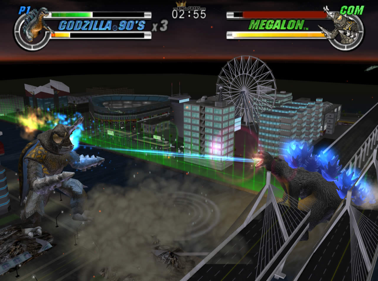 Godzilla – Destroy All Monsters Melee GameCube 031 | The King of Grabs