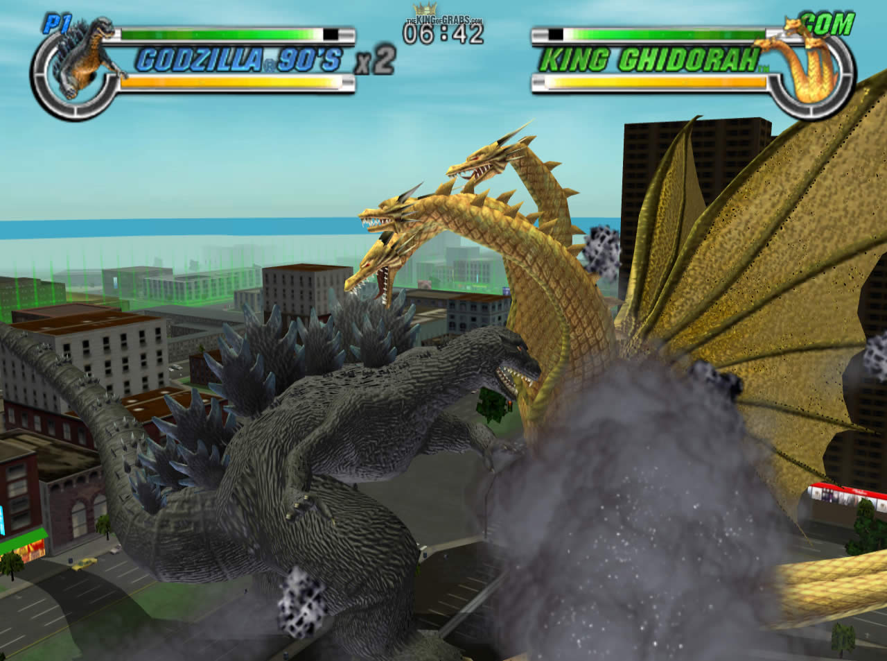 Godzilla – Destroy All Monsters Melee GameCube 046 | The King of Grabs