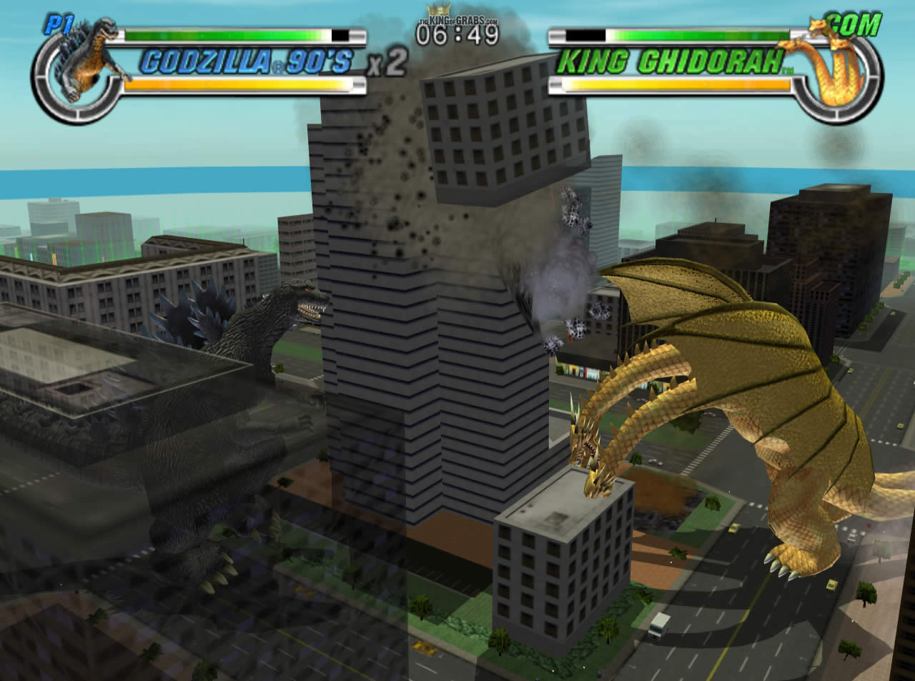Godzilla – Destroy All Monsters Melee GameCube 050 | The King of Grabs