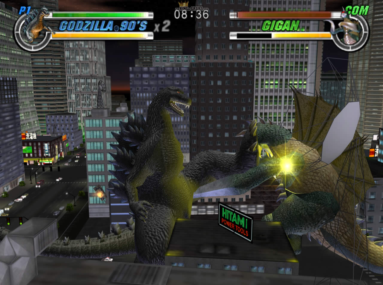 Godzilla – Destroy All Monsters Melee GameCube 079 | The King of Grabs