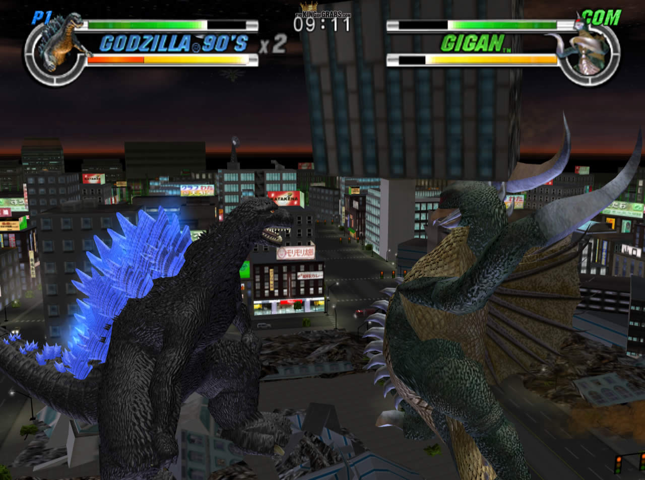 Godzilla – Destroy All Monsters Melee GameCube 084 | The King of Grabs