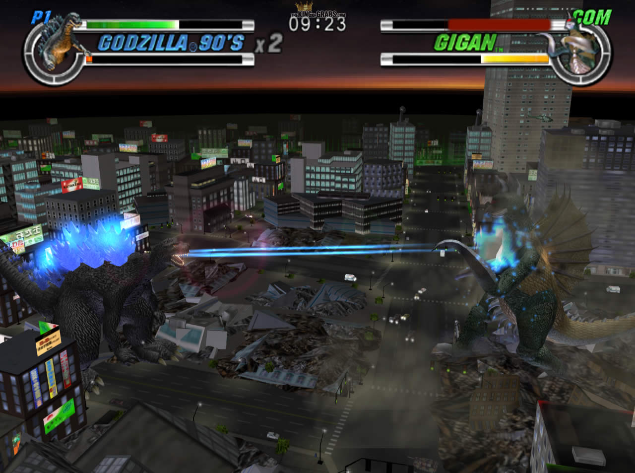 Godzilla – Destroy All Monsters Melee GameCube 088 | The King of Grabs