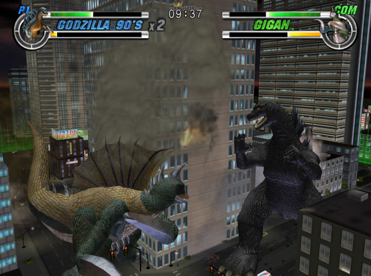 Godzilla – Destroy All Monsters Melee GameCube 093 | The King of Grabs