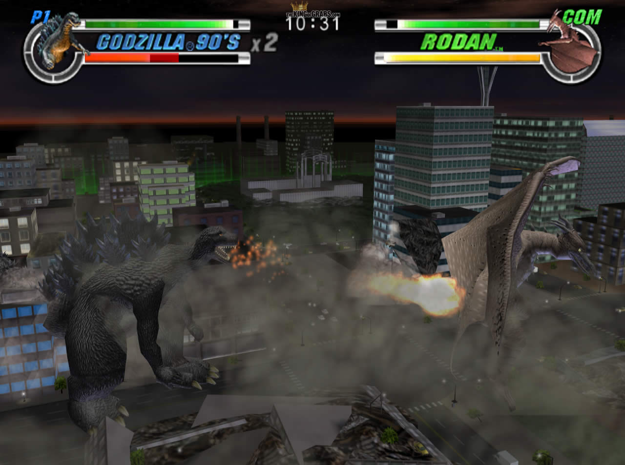 Godzilla – Destroy All Monsters Melee GameCube 107 | The King of Grabs