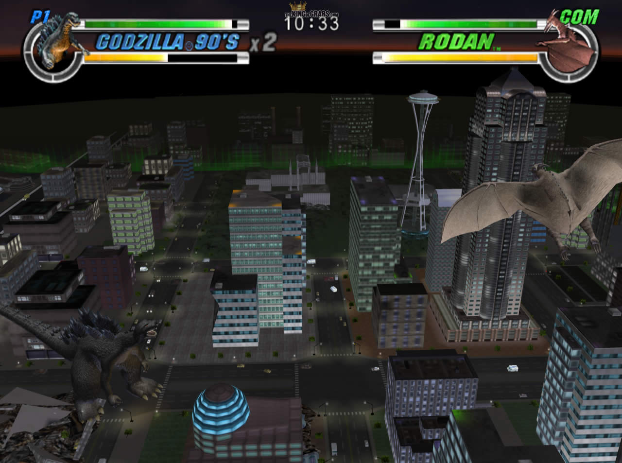 Godzilla – Destroy All Monsters Melee GameCube 109 | The King of Grabs