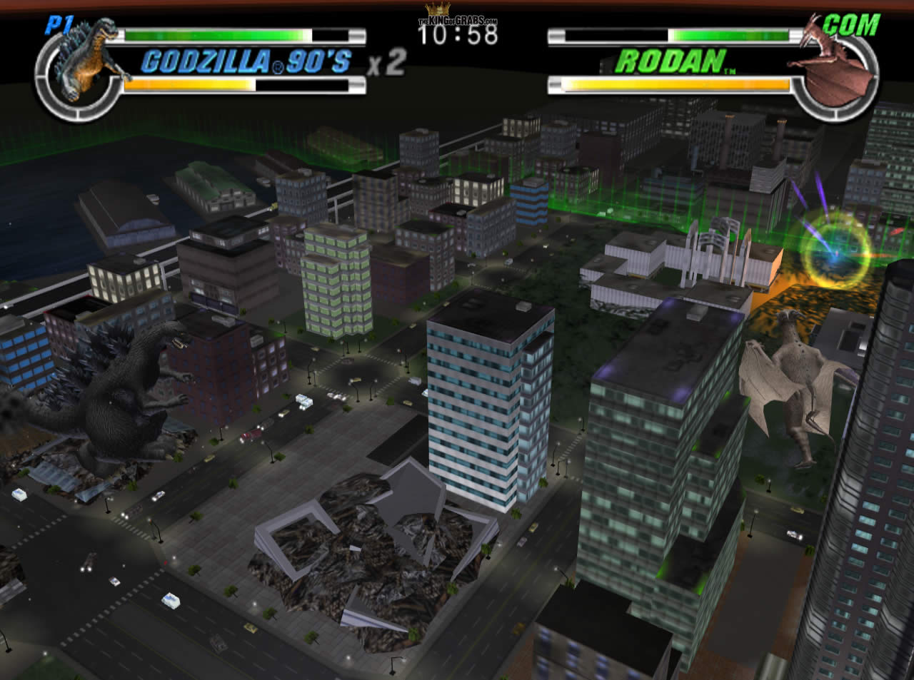 Godzilla – Destroy All Monsters Melee GameCube 117 | The King of Grabs