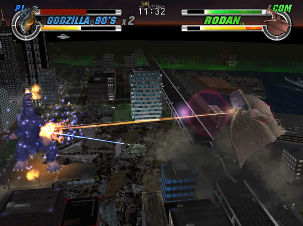 Godzilla – Destroy All Monsters Melee GameCube 121 | The King of Grabs