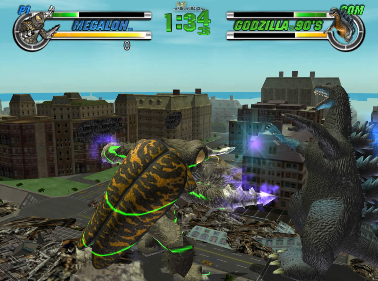 Godzilla – Destroy All Monsters Melee GameCube 146 | The King of Grabs