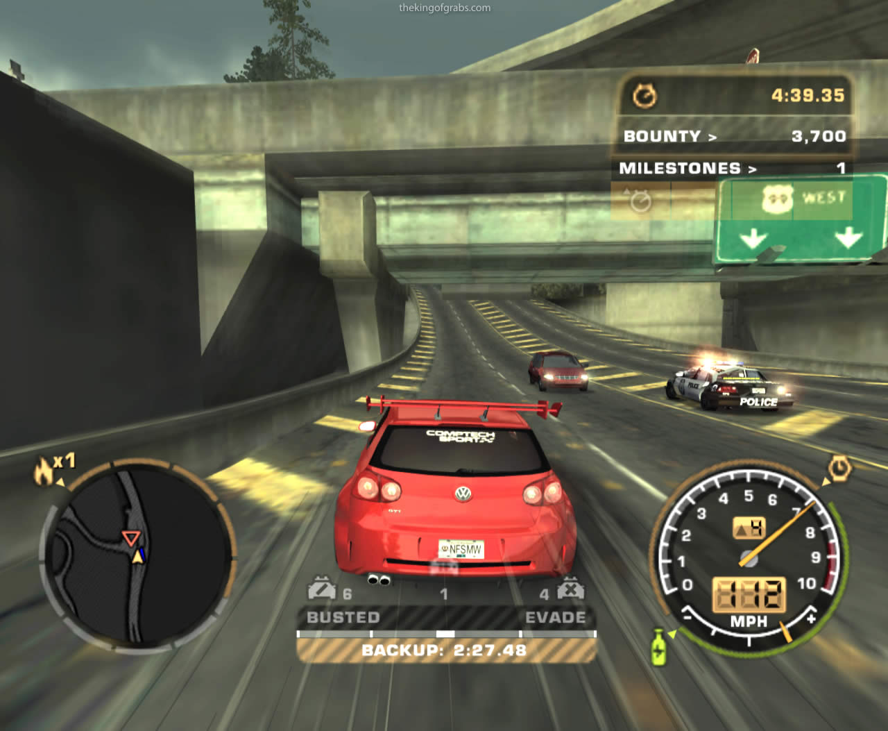 Need For Speed – Most Wanted GameCube 116 | The King of Grabs