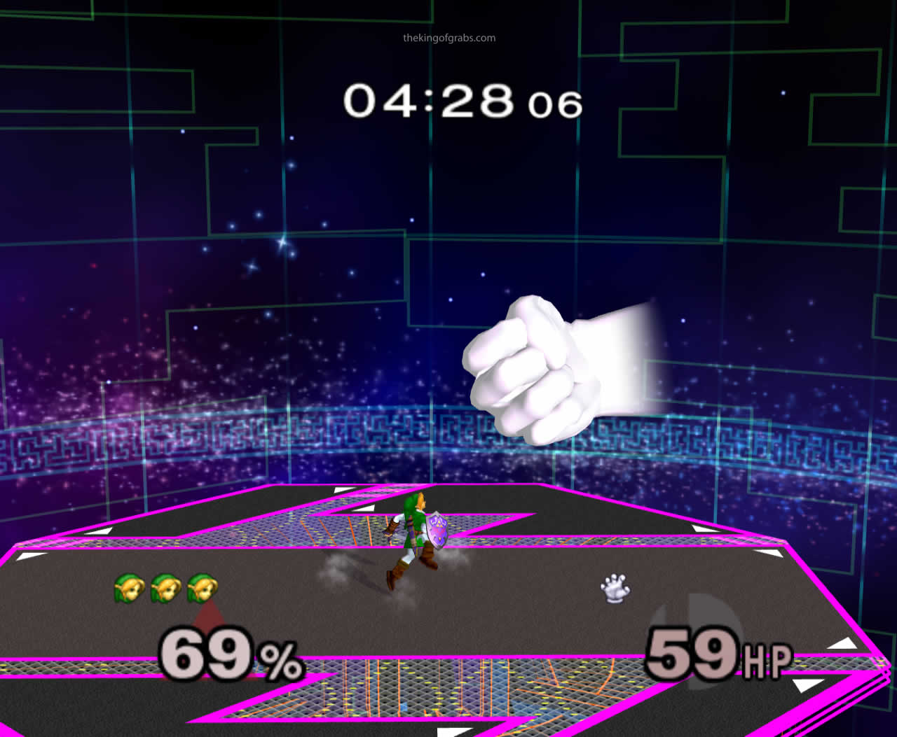 Super Smash Bros Melee GameCube 107 | The King of Grabs